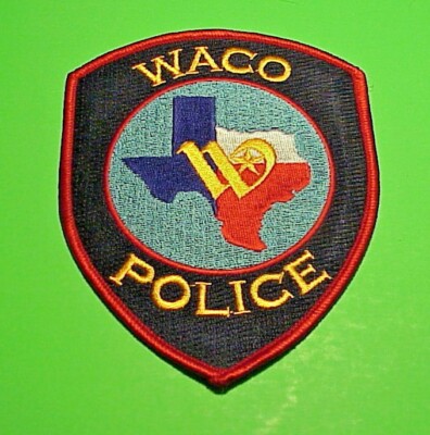 WACO TEXAS TX ( RED BORDER ) POLICE PATCH 5" FREE SHIPPING!!! | eBay