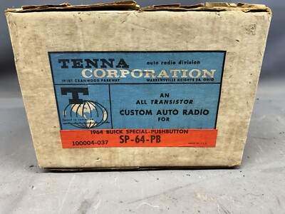 NOS 1964 1965 Buick Special Skylark GS All Transistor Push Button Radio ...