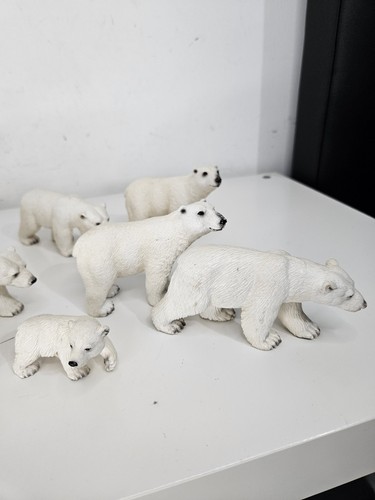 Schleich Polar Bear Bundle x 12 (9 Adults, 3 Cubs) | eBay