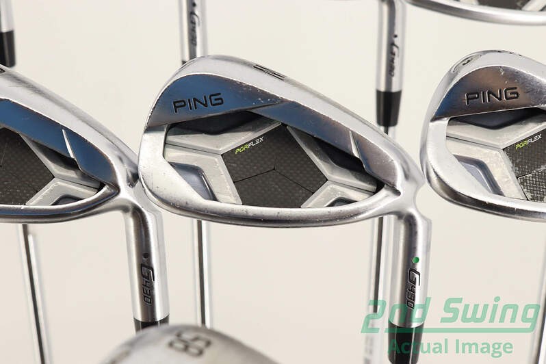 Ping G430 Iron Set 5-PW AW GW SW LW Steel Regular Right Black Dot +1/4 ...