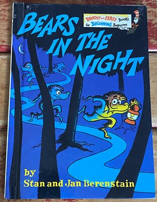 VTG Dr. Seuss Bright & Early BEARS IN THE NIGHT 1971 Berenstains Random ...