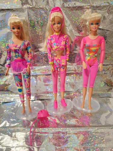 Barbie Working'out ; Barbie Gymnast ; Barbie Hot Skatin | eBay