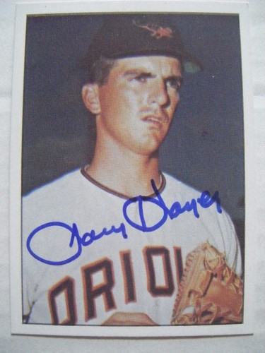 LARRY HANEY signed ORIOLES 1978 TCMA 1960s baseball card AUTO ...
