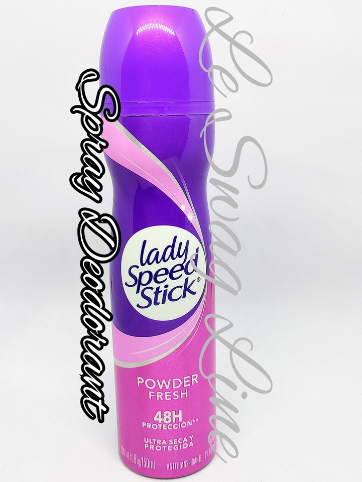 Lady Speed Stick Spray Desodorante Antiperspirant Deodoran 48Hrs ...
