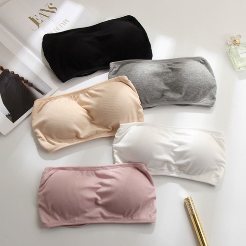 Sexy Strapless Bra Cotton Chest Wraps Fashion Tube Top Summer | eBay