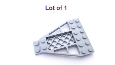 Lego 8x6x2/3 Wedge Plate with Grille Light Bluish Gray Lot of 1 | eBay