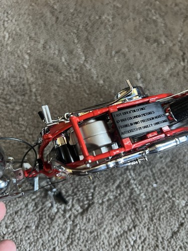 Franklin mint 1:10 1958 Harley Davidson Easy Rider Billy bike chopper ...