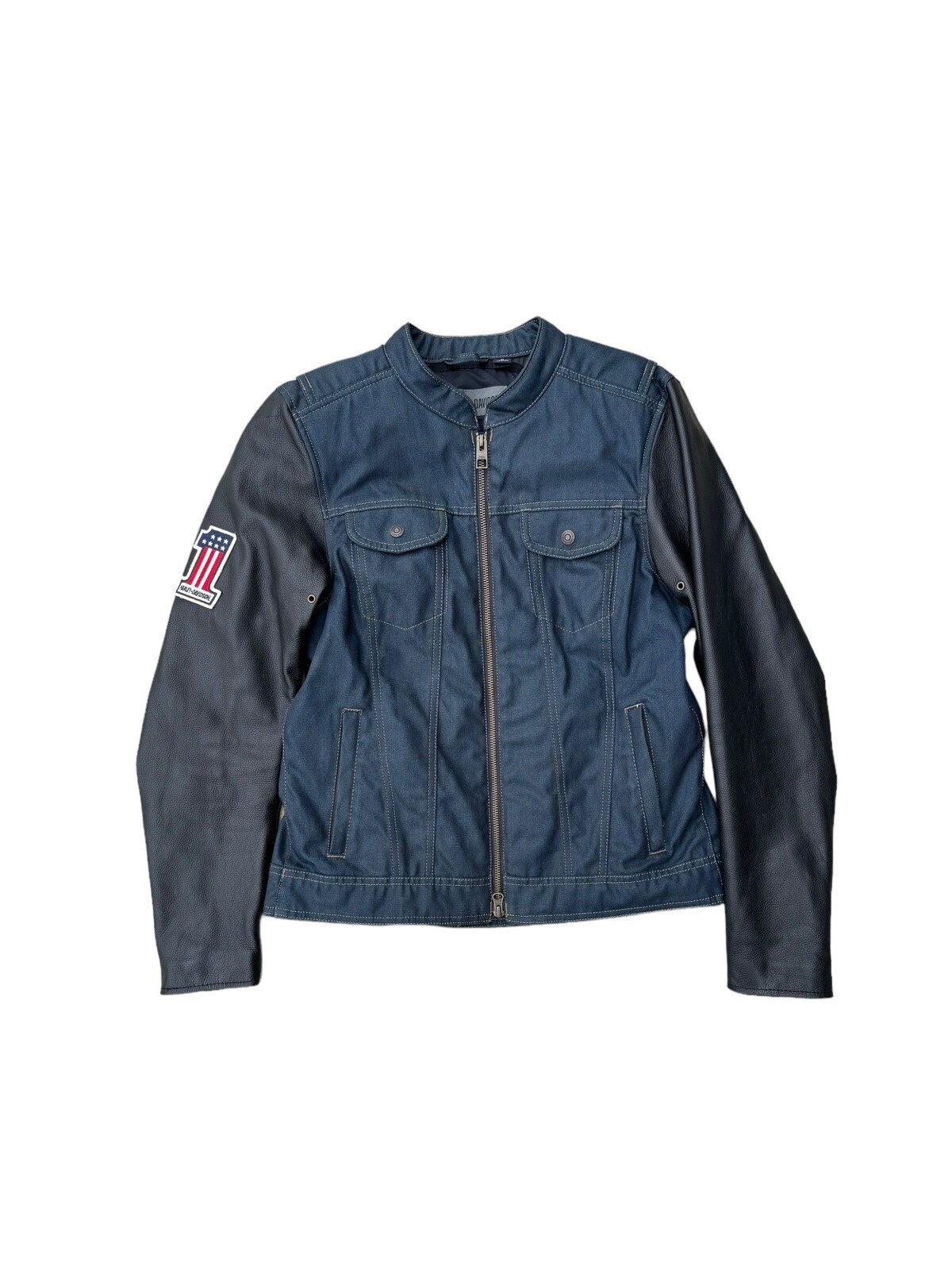 Women's Harley Davidson Arterial Abrasion-Resistant Denim Riding Jacket ...