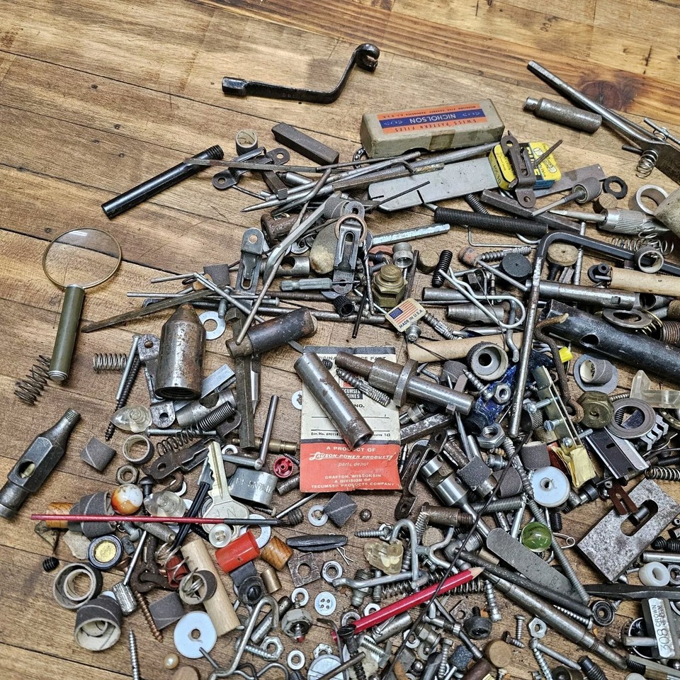 Machinist Tool Mixed Tool Lot Guages Cutters Rules Setup Blocks Vintage ...