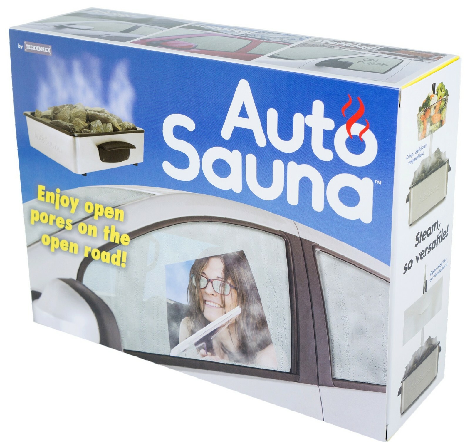 AUTO SAUNA - Prank Fake Funny PARODY Joke Gift birthday clock car ...