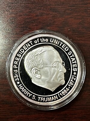 Harry S Truman .999 One Ounce Silver Round | eBay