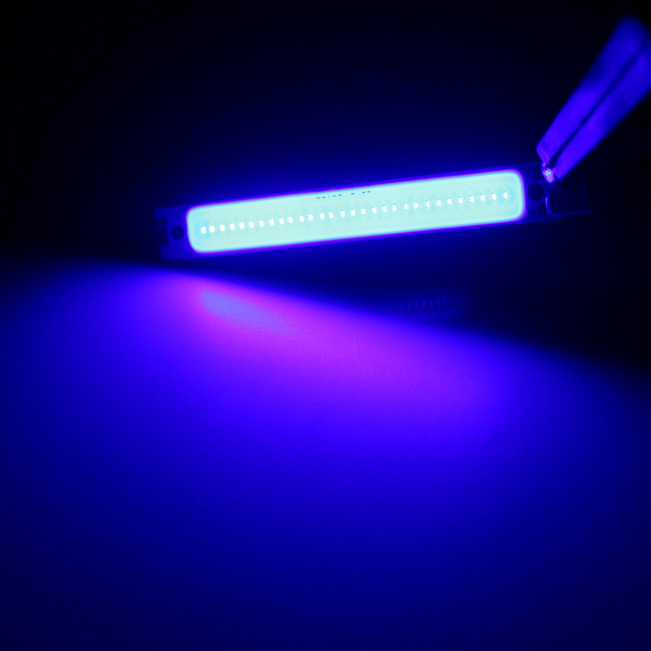 3W COB LED 60x8mm 3V 6V Red Blue Cold Warm White COB Strip LED light ...