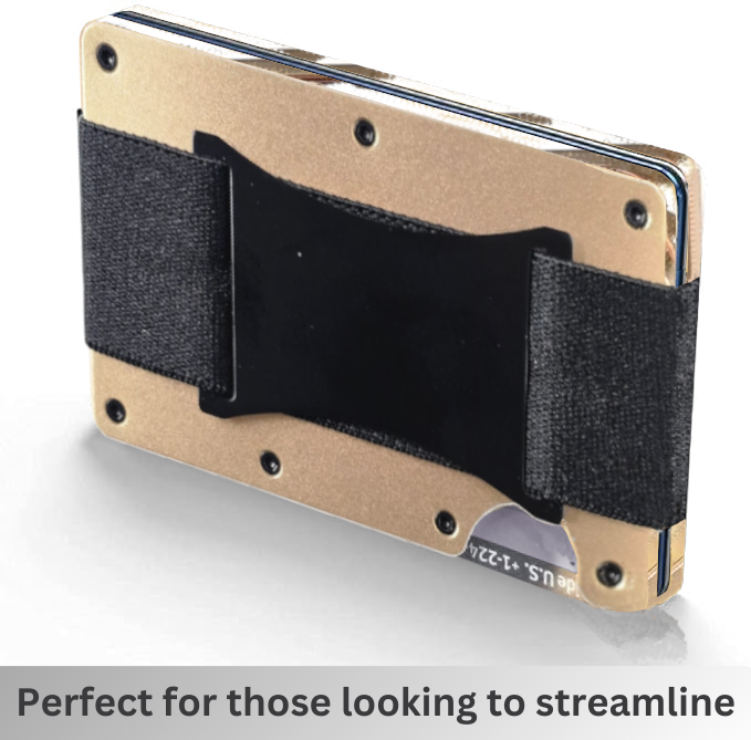 Men's RFID Blocking Slim Money STRAP Clip Wallet Card ID Holder Thin ...