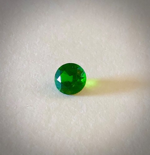 Single Deep Rich Emerald Green Chrome Diopside Cut Loose Gem Round 6mm ...