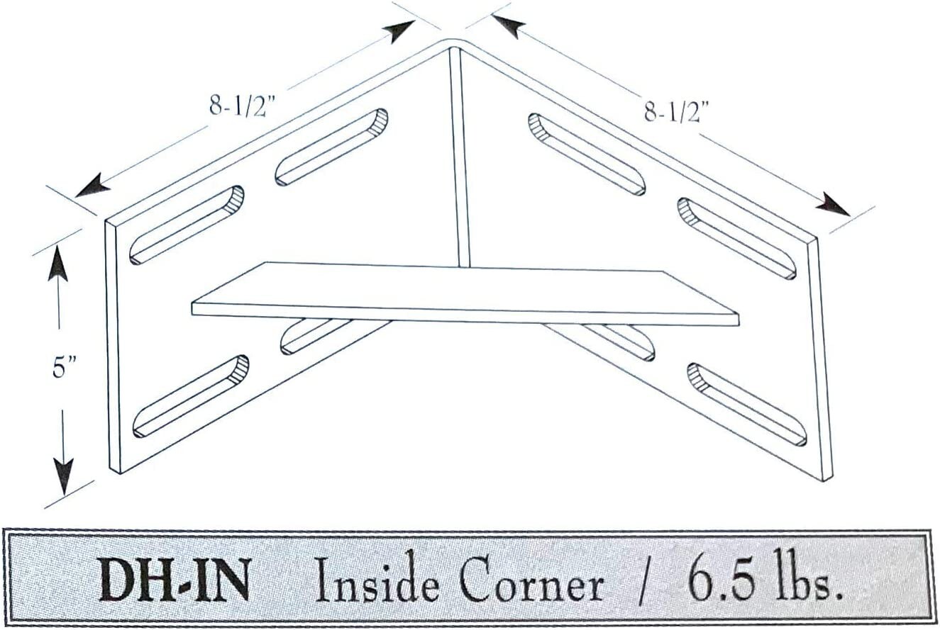 Dock Bracket Galvanized Inside Corner Metal Joint Support for Wooden Post Timber | eBay