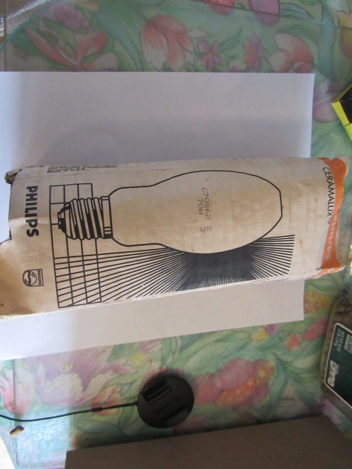 Philips C70S62/2 MOGUL Base Ceramalux 70W High Pressure Sodium Mercury ...