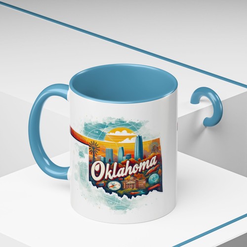 Oklahoma Coffee Mug, Souvenir Mug, OK State, Gift for Family-Friends | eBay