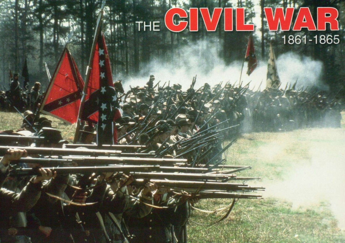 Civil War Soldiers In Battle