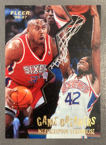 J STACKHOUSE / C WEATHERSPOON 1996-97 FLEER GAME BREAKERS 11 | eBay
