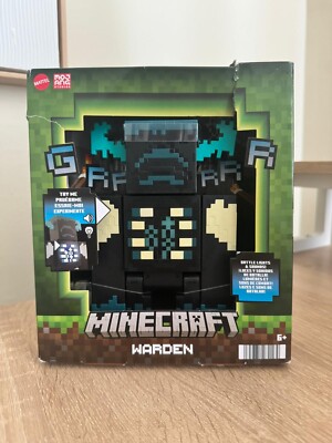 Minecraft Warden Action Figure with Lights and Sound, Collectible Toy ...