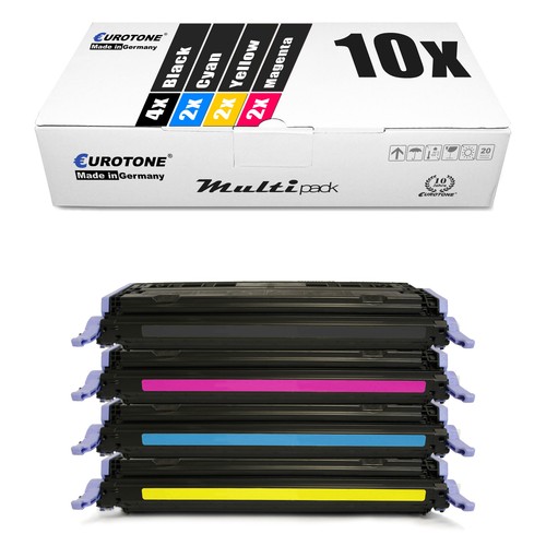 10x Toner for Canon I-Sensys LBP 5000 5100, 707 EP-707 CMYK ...