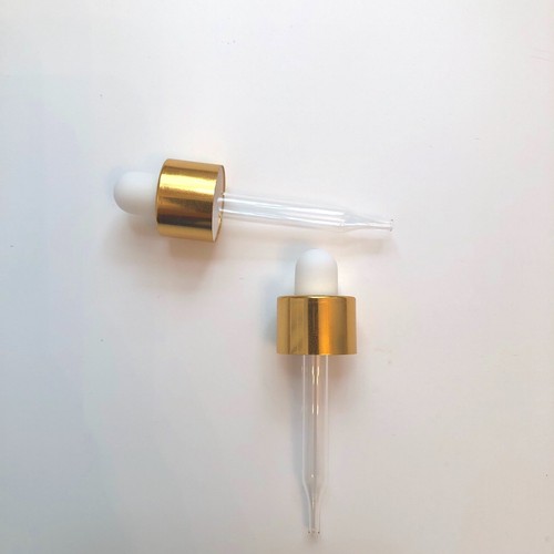 Pipette Bulk Glass Eye Dropper with Gold Metallic Top Aromatherapy | eBay