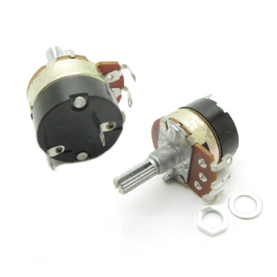 5Pcs Rotary Potentiometer Panel Resistance Speed Light Regulator Switch ...