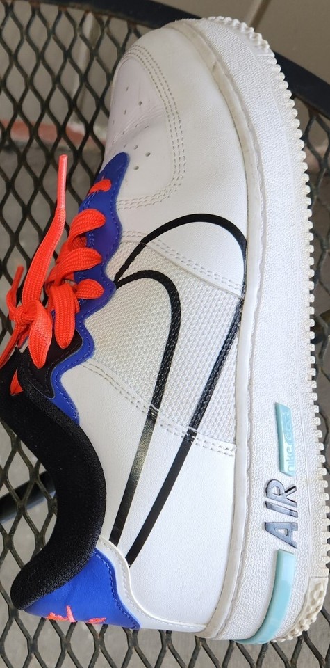 Nike Air Force 1 React DIMSIX Astronomy Blue Sneakers Shoe CD6960-101 ...