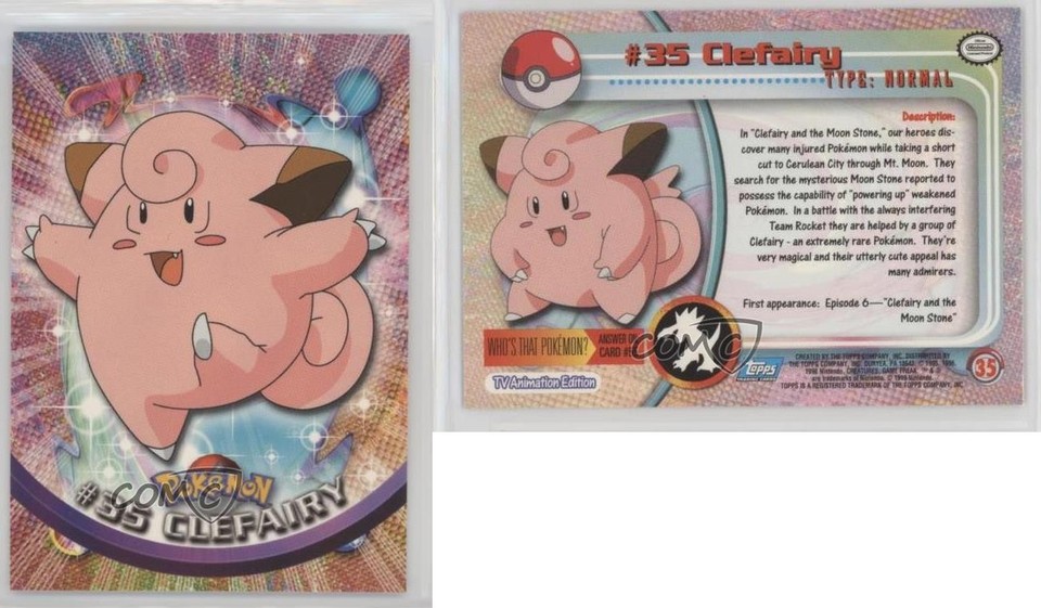 Clefairy 1st Printing (Blue Topps Logo) #35 1999 1k1l | eBay UK