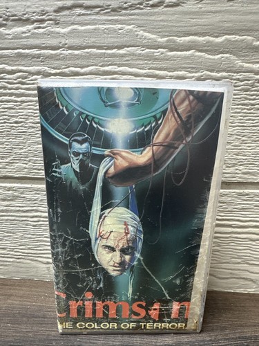 Crimson VHS The Color Of Terror Film Horror Video Rare Movie Rental | eBay