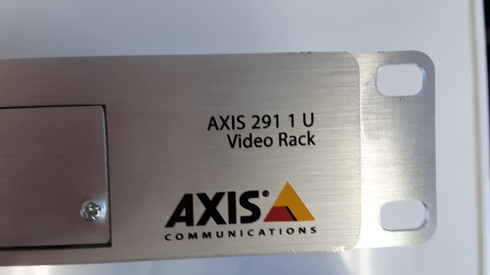 Axis 291 1U Video server rack w/ 243Q 4 input module | eBay