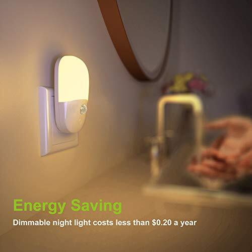 Plug In Motion Activated Detector Sensor LED Indoor Night Light ...