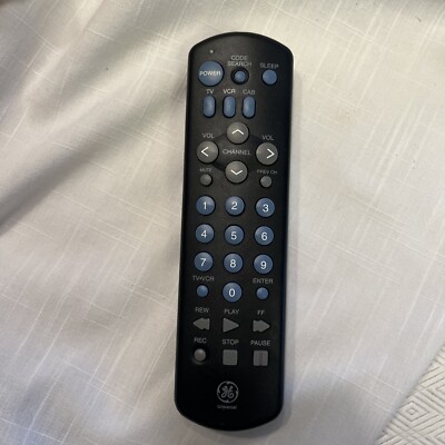 Genuine GE General Electric RC430C Universal TV VCR Remote Control ...