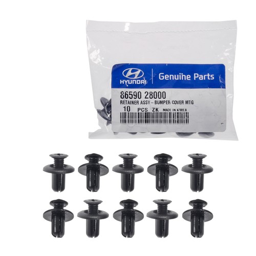 Set of 10 OEM 86590-28000 Bumper Retainer Push Clip 8mm - 12mm Hole For ...