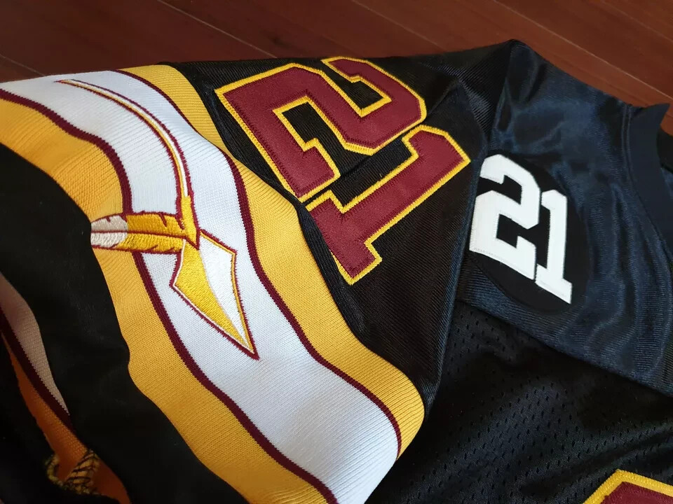 Washington Redskins Throwback #21 Sean Taylor Spec. Ed SEWN BLACK ...
