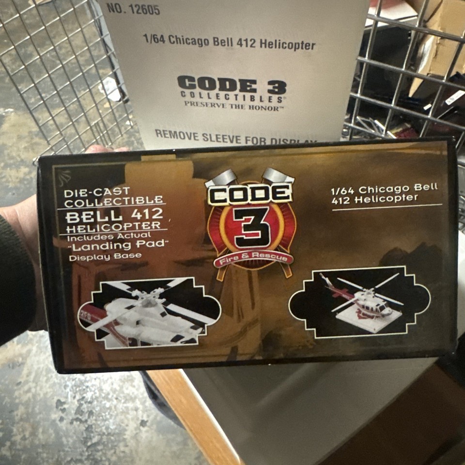 Code 3 Chicago Fire Department Bell 412 Helicopter (12605)) | eBay