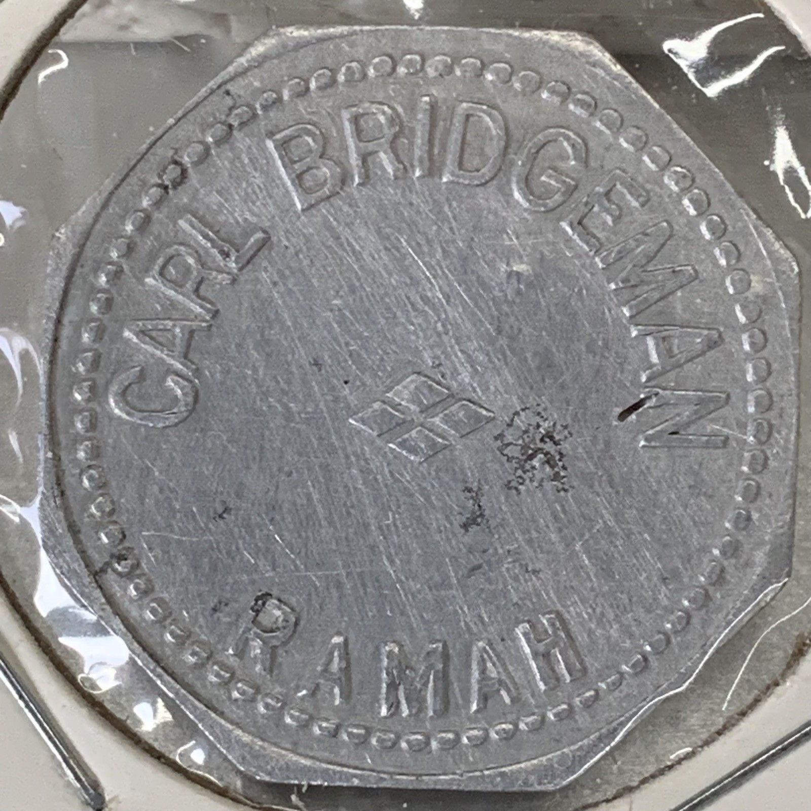 Colorado, Ramah Carl Bridgeman 5 Cent Octagon Aluminum Token 320615 | eBay