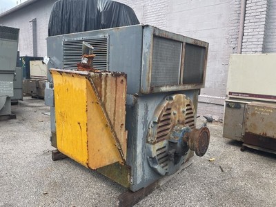 600 HP General Electric AC Electric Motor 600 RPM Fr 8411Z WPISB 4000 V ...