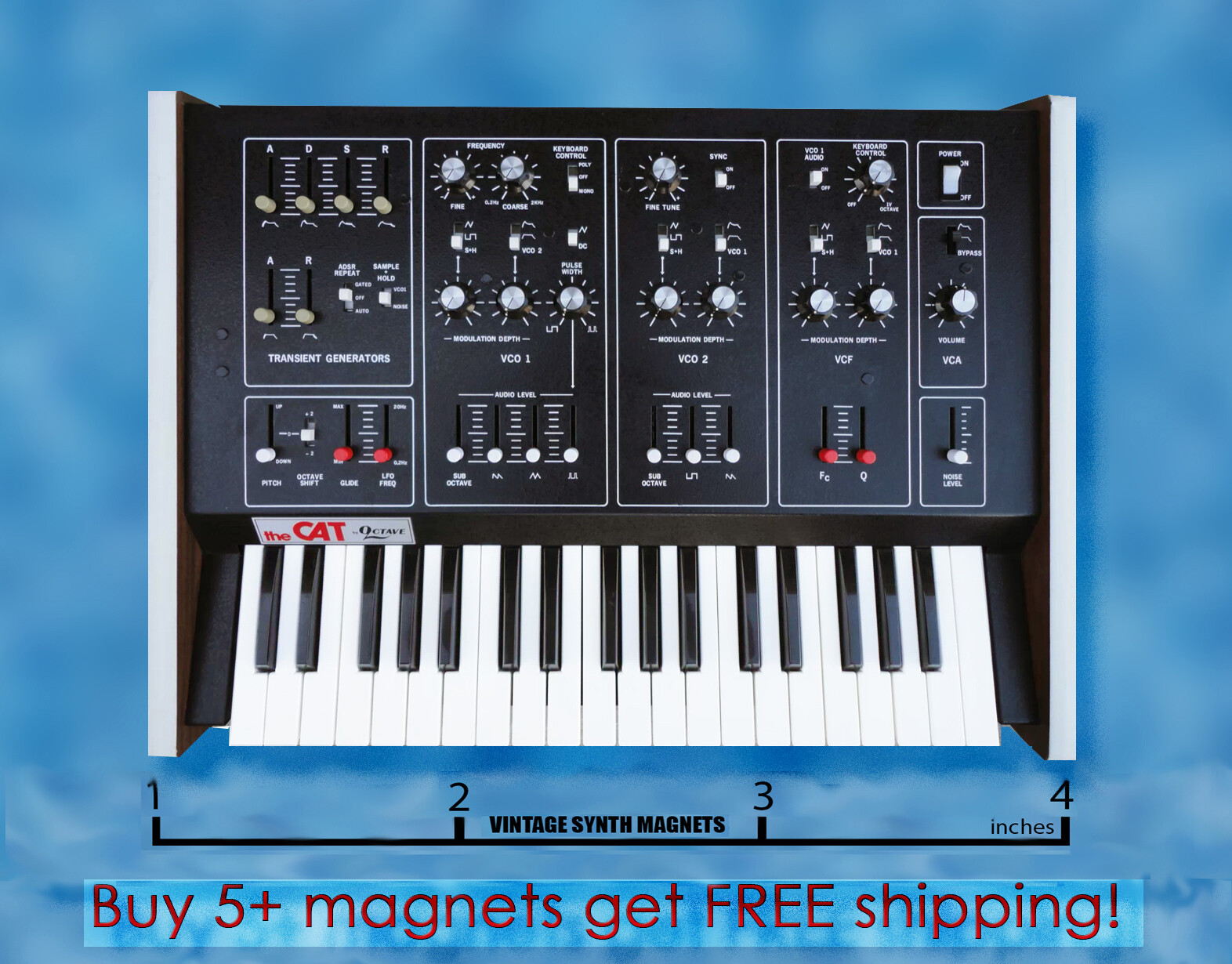 OCTAVE THE CAT THE KITTEN SYNTHESIZER rerigerator magnet | eBay