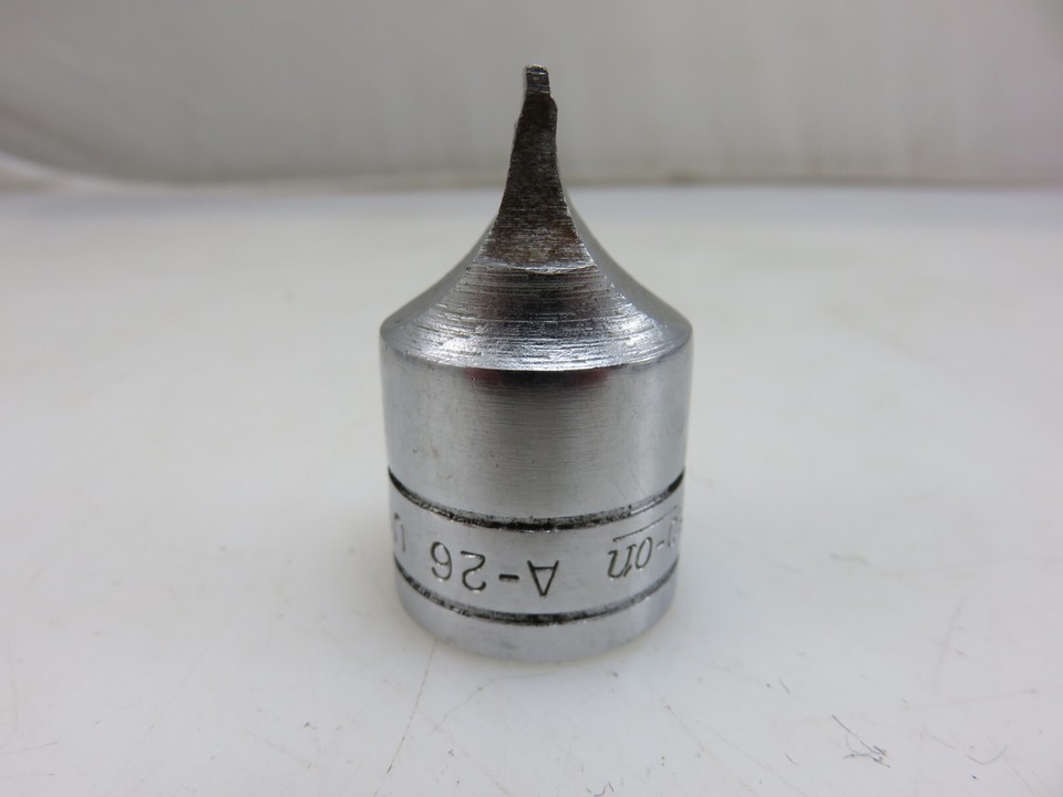 Snap-On A-26 Drag Link Socket 1/2" Dr. Chrome Vintage Logo **MODIFIED ...