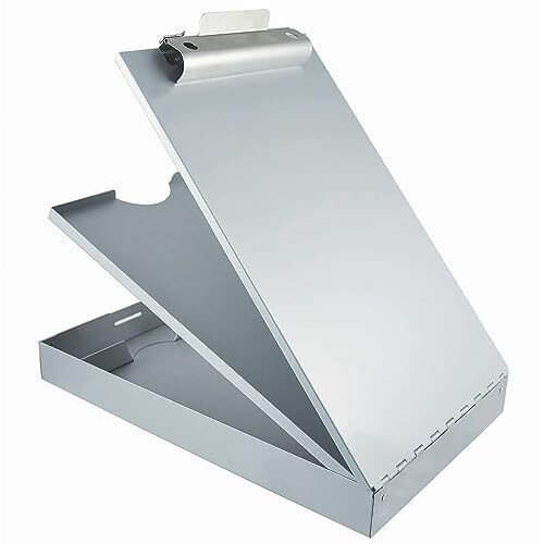 Saunders Metal Clipboard with Storage, Letter Size Heavy Duty ...