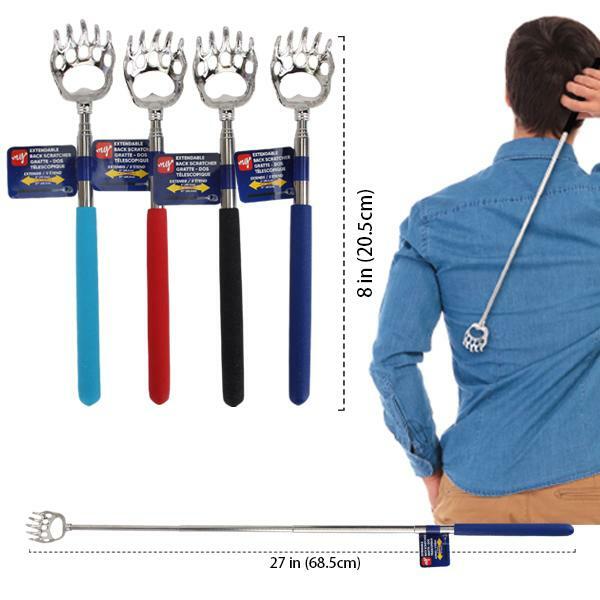 3 Pack Bear Claw Telescopic Metal Extendable Back Scratcher Back ...