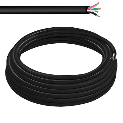 16/4 SOOW 16 AWG 4 Conductor 600 Volt Portable Power Cable - 50 Foot ...
