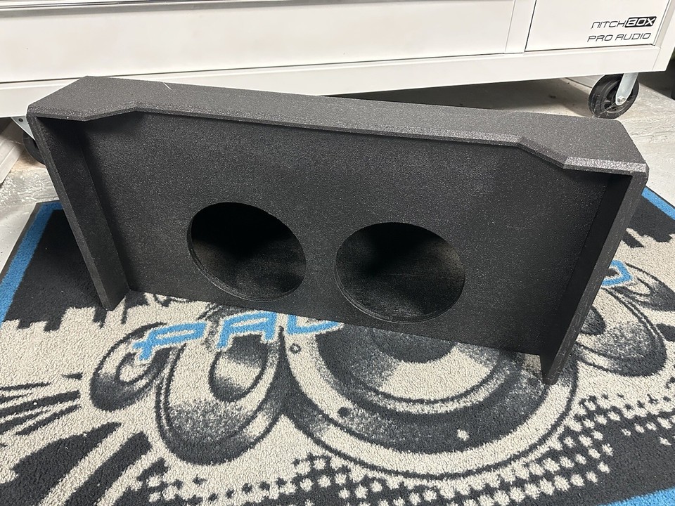 2007-25 Jeep Wrangler JKU/JLU Custom Dual 12” Sub Box W/AmpRack/Grill ...