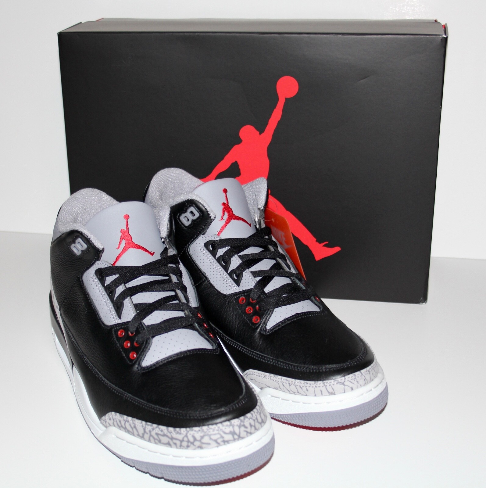 Nike Air Jordan 3 Retro Black Cement DN3707-010 Men's Basketball Shoes ...