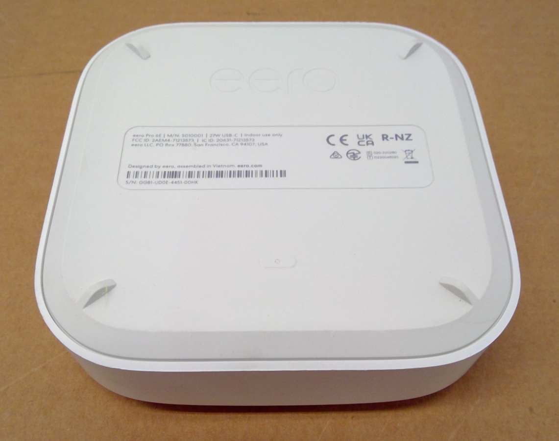 Eero Pro 6E Tri-Band Mesh Wi-Fi 6E Router S010001 - Read details - | eBay