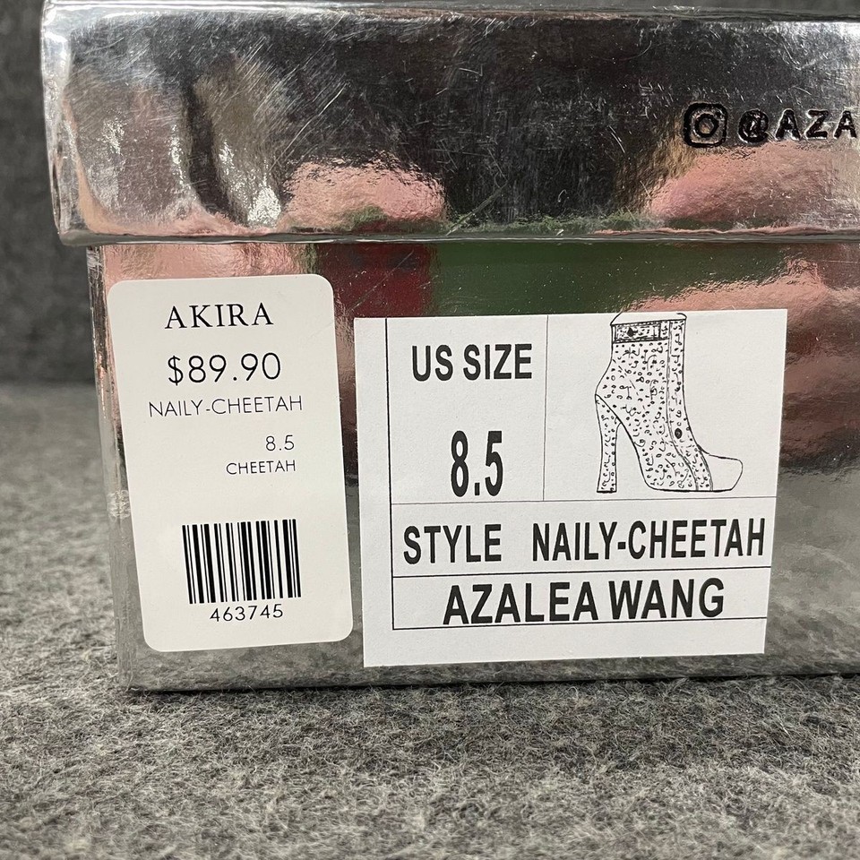AZALEA WANG Naily Cheetah Booties Women's Size 8.5 Tan Multi | eBay