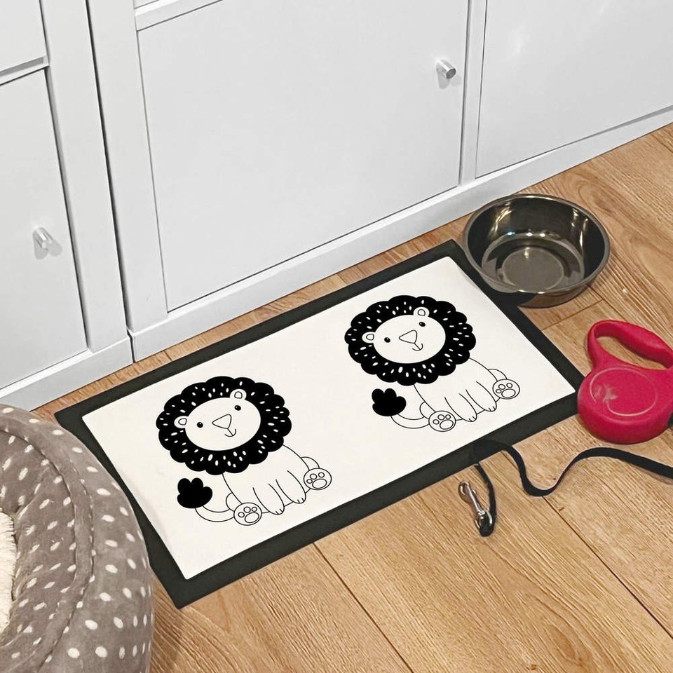 'Friendly Lion' Pet Feeding Mat (PM00029437) | eBay