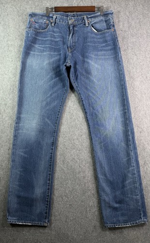 Polo Ralph Lauren Jeans 867 Classic Fit Blue Whisker Denim Straight Leg ...