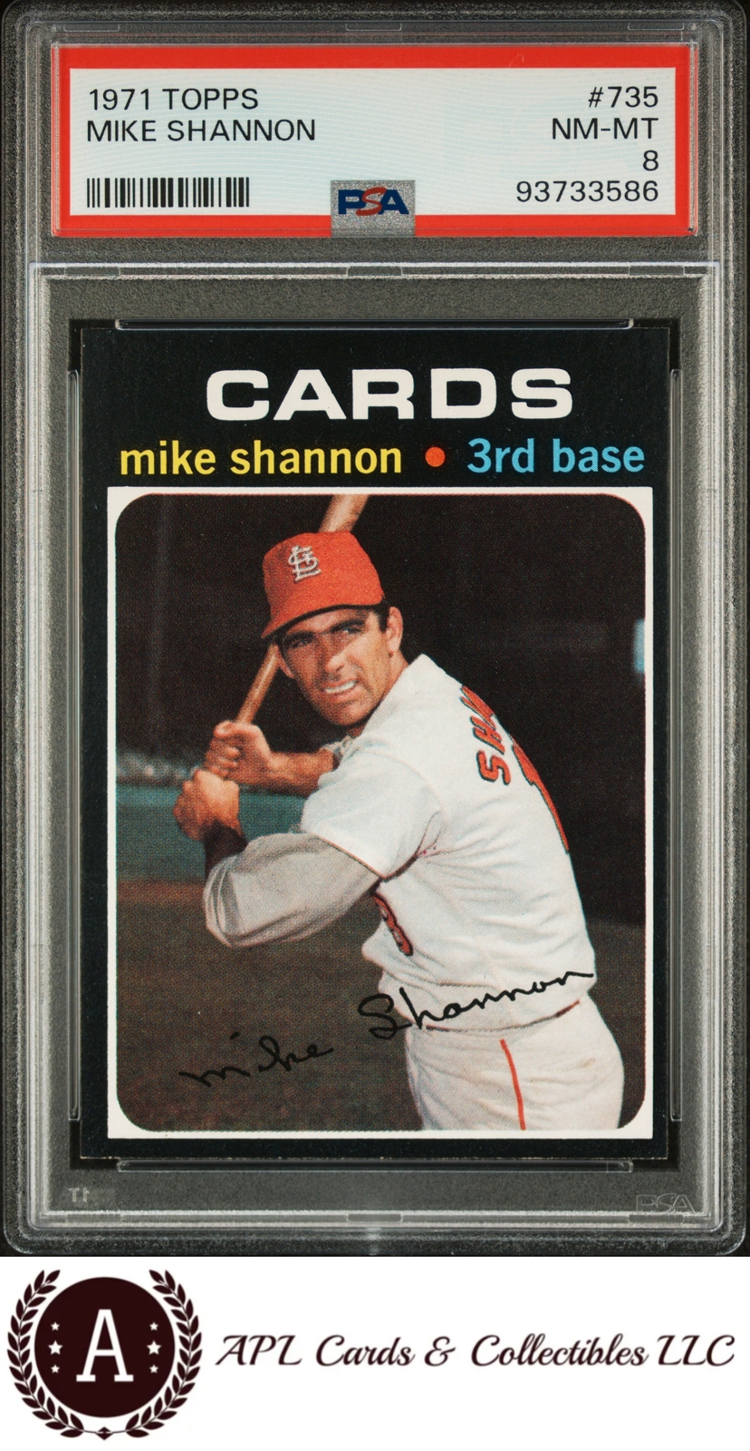1971 Topps #735 Mike Shannon PSA 8 | eBay